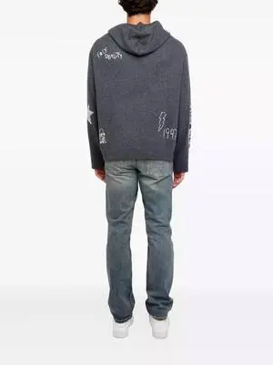 Zadig&Voltaire Malay Embroidered Hooded Sweater