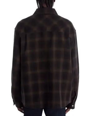 REPRESENT Bonded Reversible Check Shirt