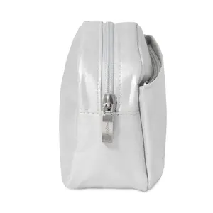 BAGGALLINI The Jet Set Edit Small Pocket Cosmetic Pouch - Silver Metallic