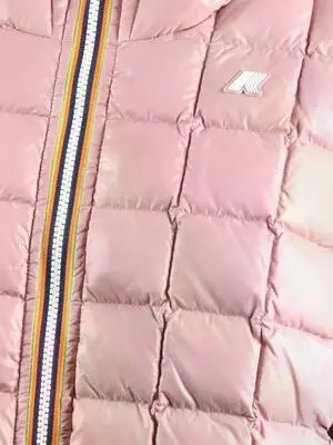 K-WAY Sophie Hooded Reversible Parka - Pink