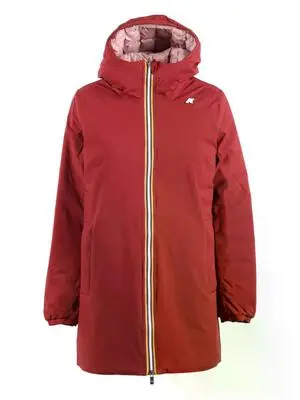 K-WAY Sophie Hooded Reversible Parka - Pink