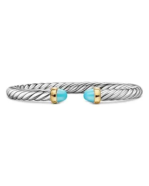David Yurman Cable Flex Bracelet Turquoise/silver