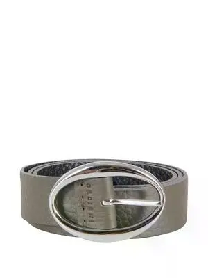 ORTIGNI Oval-buckle Leather Belt