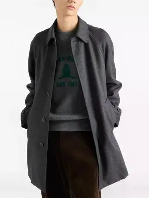 Prada Intarsia-logo Raglan Sweater