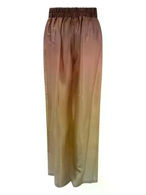 SLEEP NO MORE Ombré-effect Trousers - Brown
