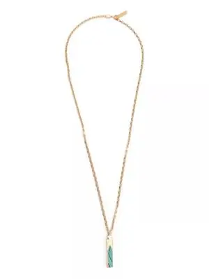 LANVIN Geometric Pendant Necklace