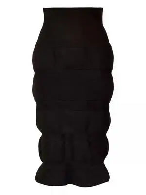 IOANA CIOLACU Tiered Pencil Skirt - Black