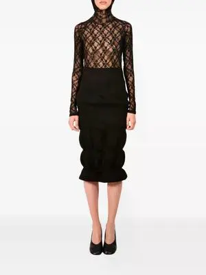 IOANA CIOLACU Tiered Pencil Skirt