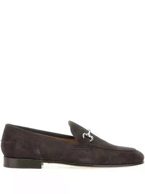 DUCA DEGLI ABRUZZI Almond-toe Suede Loafers