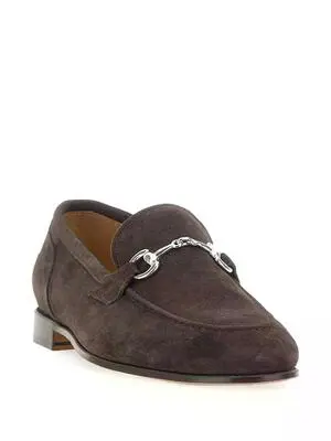 DUCA DEGLI ABRUZZI Almond-toe Suede Loafers