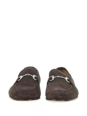 DUCA DEGLI ABRUZZI Almond-toe Suede Loafers