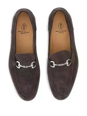 DUCA DEGLI ABRUZZI Almond-toe Suede Loafers
