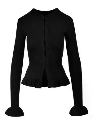 IOANA CIOLACU Daffodil Peplum Cardigan