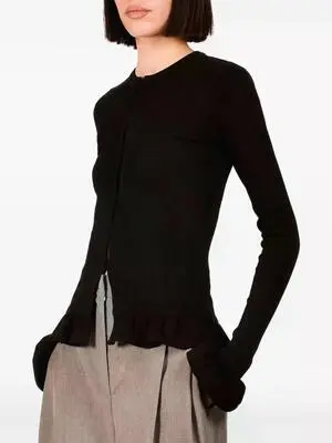 IOANA CIOLACU Daffodil Peplum Cardigan