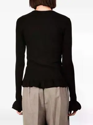 IOANA CIOLACU Daffodil Peplum Cardigan