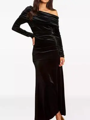 NEEDLE & THREAD Nova One-shoulder Maxi Dress