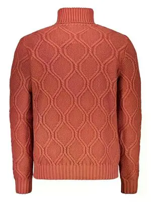 MOORER Turtleneck Sweater - Orange