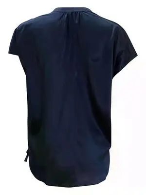 F.IT V-neck Blouse - Blue