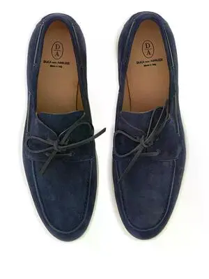 DUCA DEGLI ABRUZZI Lace-up Suede Loafers