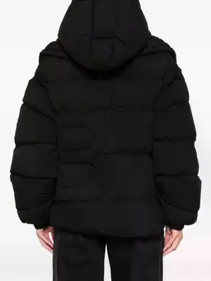 Bacon Zip-fastening Puffer Jacket - Black