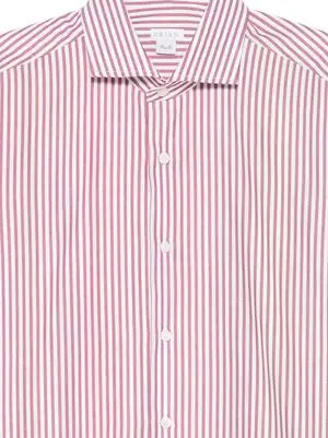ORIAN Striped-pattern Shirt - Red