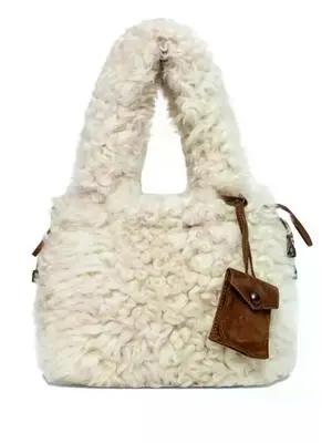 BIGARDINI Ileana Shearling Tote Bag