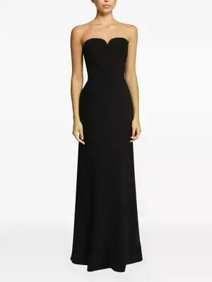 Jenny Packham Lust Strapless Maxi Dress - Black