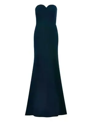 Jenny Packham Lust Strapless Maxi Dress - Blue