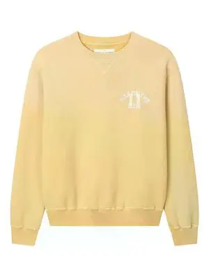 MAN ON THE BOON. Logo Sweatshirt - Yellow