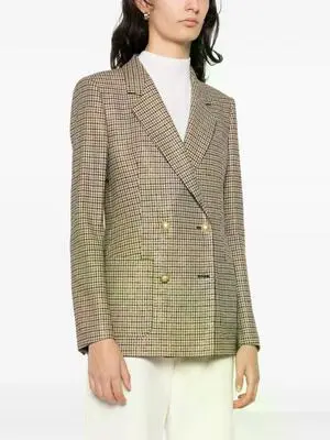 Tagliatore Check Double-breasted Jacket