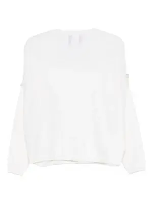 VANISÈ V-neck Knitwear With Pearl Embellishments