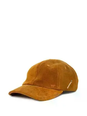 Nick Fouquet Roper Nf Suede Cap - Brown