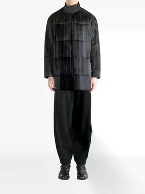 Yohji Yamamoto Pinstripe Padded Coat