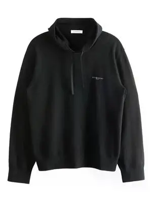 Givenchy Logo Hooded Knitwear