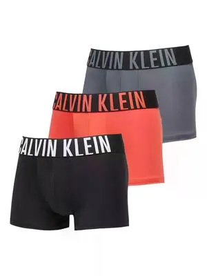 Calvin Klein Logo-waistband Boxers - Black