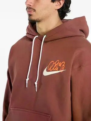 Nike Solo Swoosh Fleece Hoodie - Brown