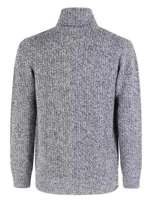 KANGRA High-neck Zip Cardigan