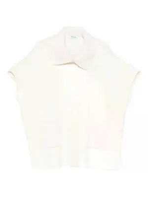 GRAN SASSO Ribbed-collar Jacket - White