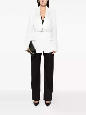 Victoria Beckham Belted Lapel Blazer