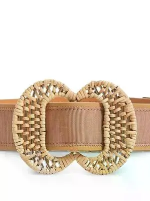 Pamela Munson Woven Buckle Belt