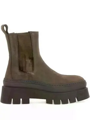 COPENHAGEN  Elasticated Platform Ankle Boots
