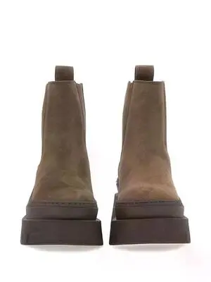 COPENHAGEN  Elasticated Platform Ankle Boots