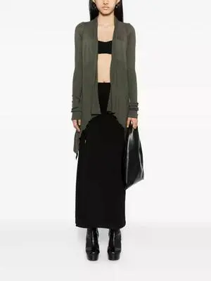 Rick Owens Wool Cardigan - Green