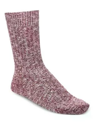 BIRKENSTOCK Ribbed Knit Socks - Red