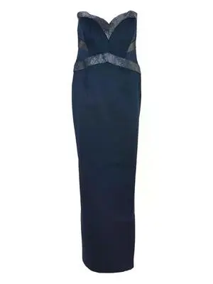 Rebecca Vallance Olivera Strapless Maxi Dress - Blue