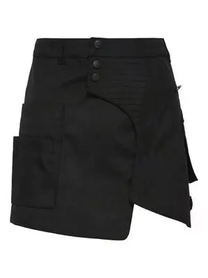 BONBOM Carpenter-pocket Mini Skirt