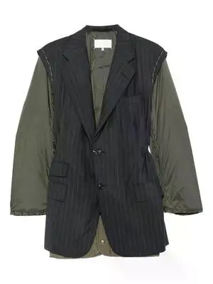 MAISON MARGIELA Pinstripe Panelled Jacket