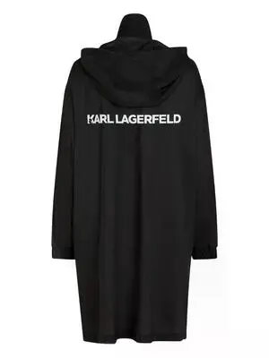 Karl Lagerfeld Hooded Packable Raincoat