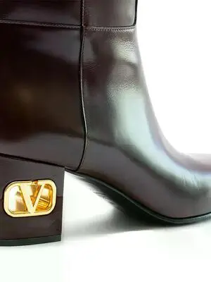 Valentino Garavani Logo-heel Boots