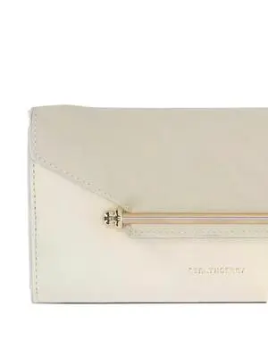 Strathberry Bar-detail Chain Wallet - Neutrals